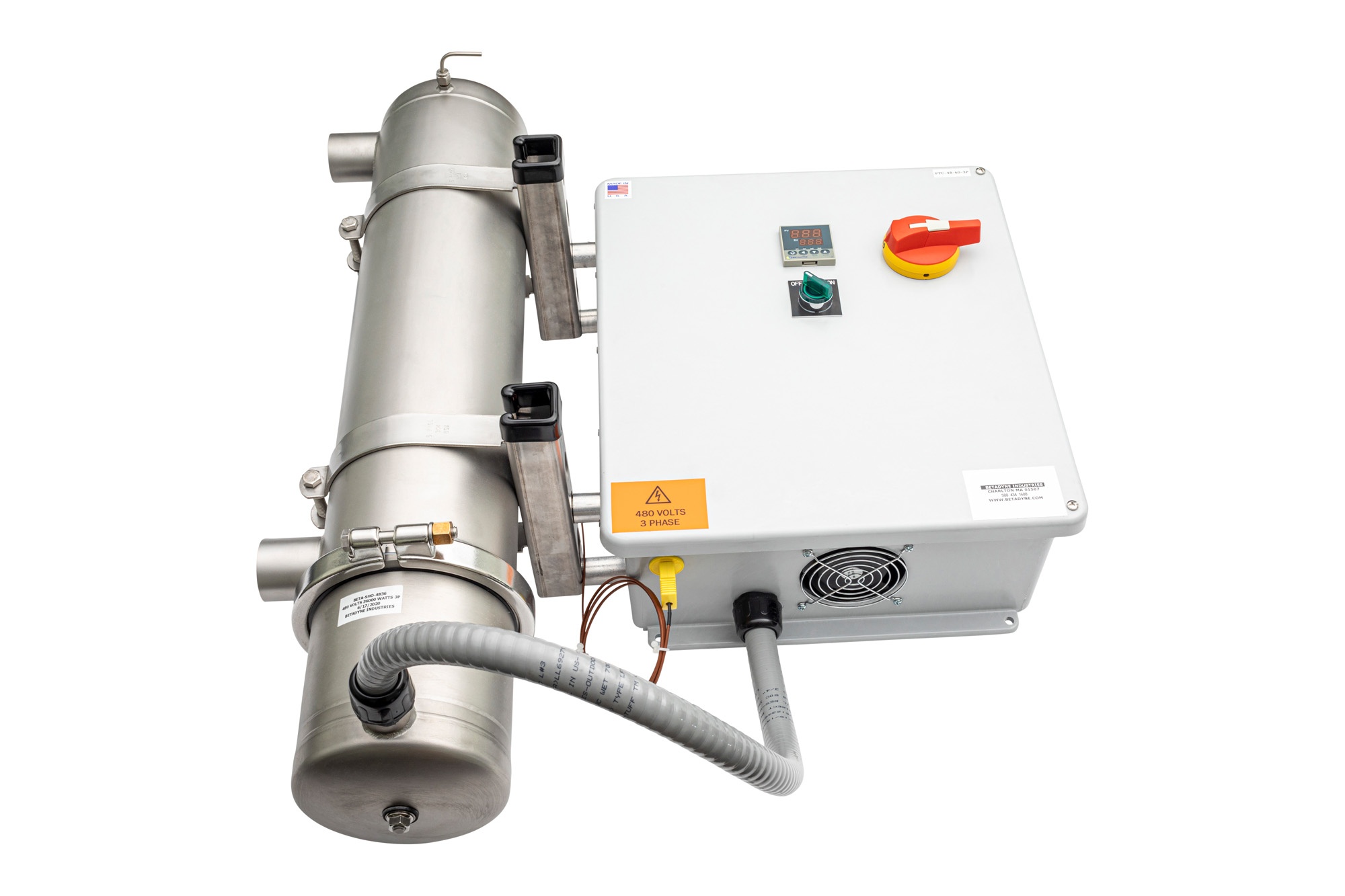 Betadyne Industries - di water, solvent, air, immersion heaters